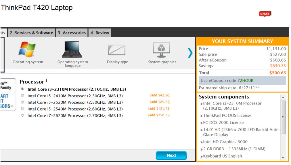 TPHOLIC - 자유게시판 - T420, 윈도우 OS 없이 $500.65 딜이 나왔습니다.