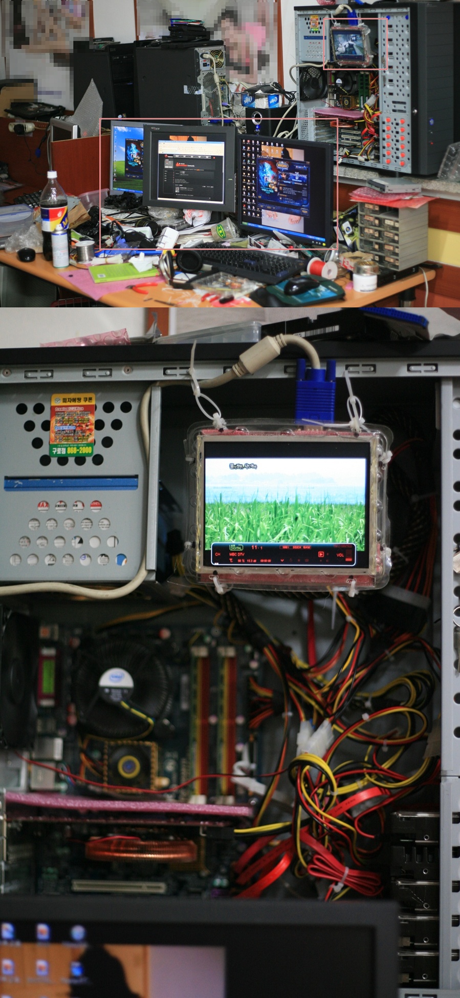 TPHOLIC - 자유게시판 - 오늘 3시간 삽질한 7인치 tv용 모니터...