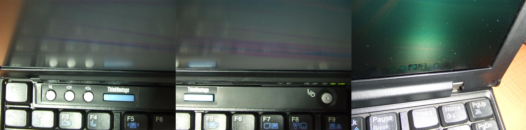 TPHOLIC - 묻고 답하기 - X61 LCD와 베젤이 좀 이상해서요.